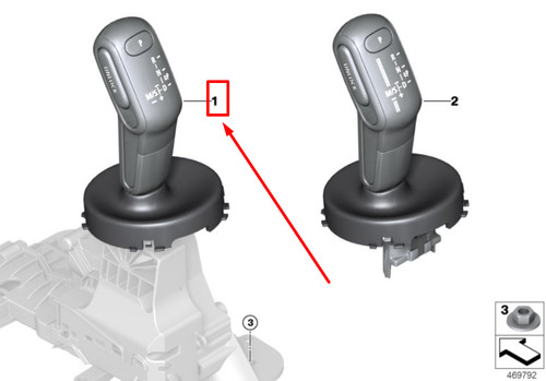 MINI CLUBMAN F54 AUTOMATIC GEAR SHIFTING KNOB 6991605 61316991605 NO🇺🇸 ...