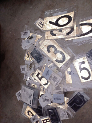 Big Lot of Hy-Ko Vinyl Numbers & Letters Self-Adhesive ‎Sticker, Die ...