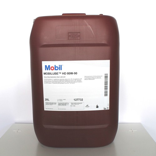 MOBIL MOBILUBE HD 80W90 DA 20 LITRI OLIO LUBRIFICANTE PER INGRANAGGI ...