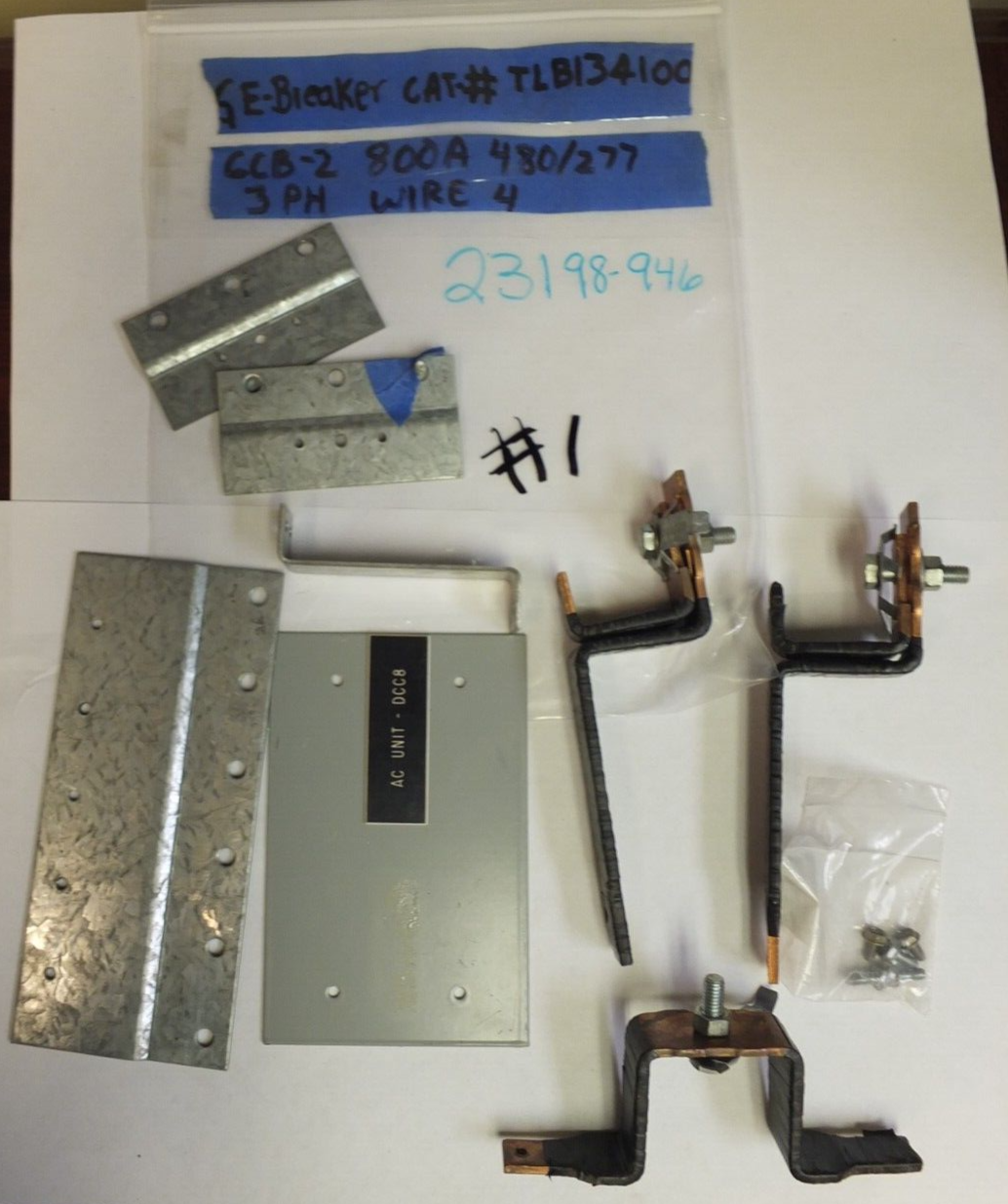 GE BREAKER PANELBOARD MOUNTING HARDWARE KIT - TLB134100 CCB-2 800 A ...