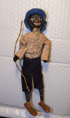 Antique Walnut Head African American Doll - Very Rare | eBay