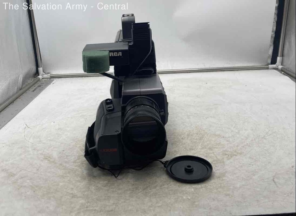 RCA Pro Edit Black Gray Auto Focus VHS Handheld Camcorder With Case | eBay