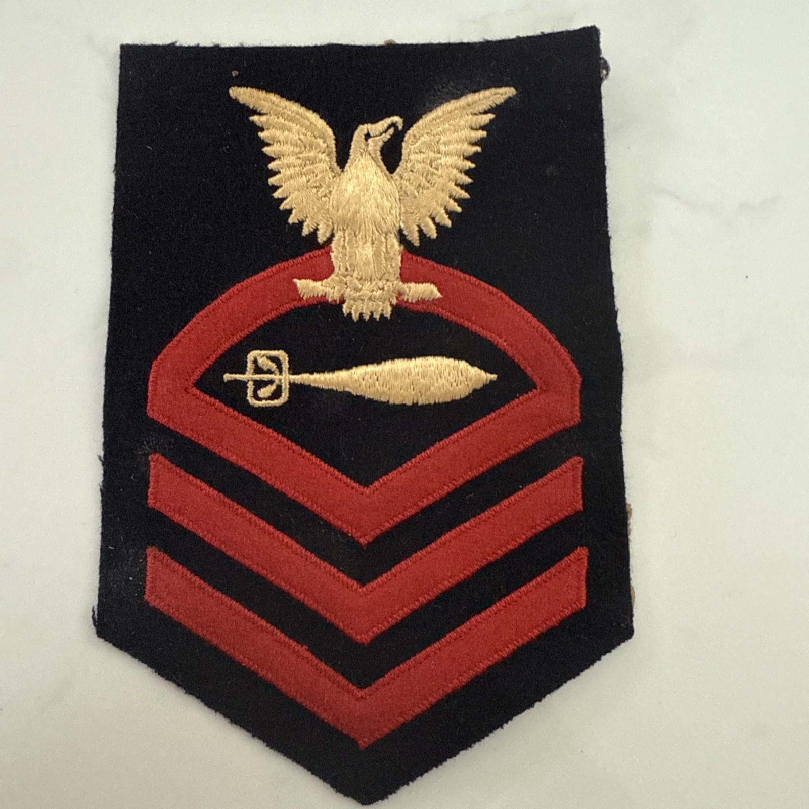 WWII US Navy Torpedoman's Mate Rating, Petty Officer First Class patch ...