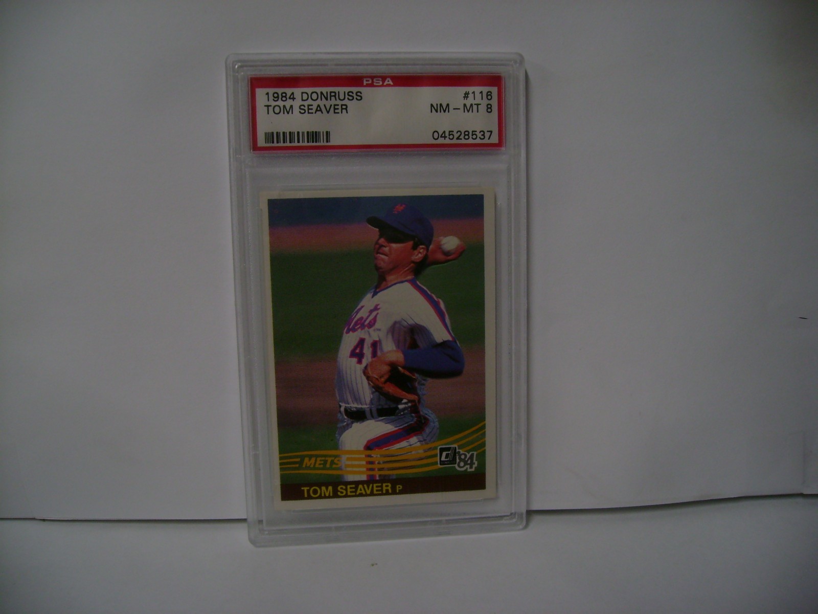 TOM SEAVER 1984 DONRUSS PSA 8 #116 | eBay