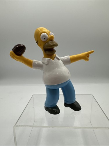 The Simpsons Homer Simpson w/ Football PVC 3.5" Figure Vintage 1990 | eBay