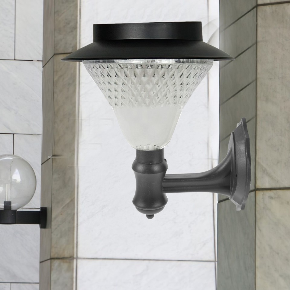 2pcs Wall Lamp Holders Industrial Light Fixtures Wall Solar Light ...