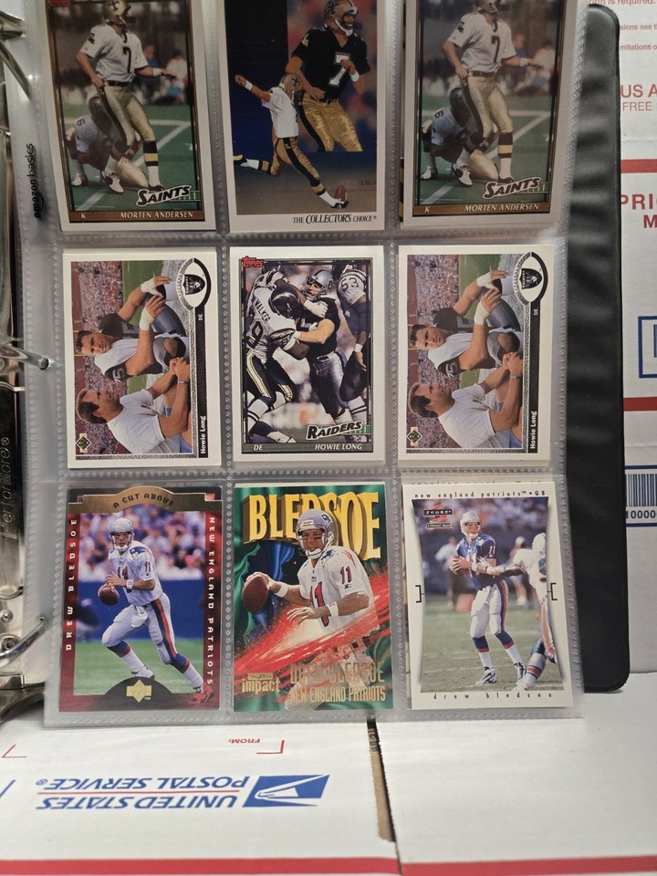 Modern & Vintage NFL Stars & Hall of Famers Binder Lot ~ 1980s–2020s ...