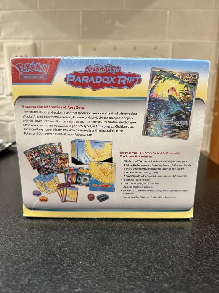 Pokemon TCG Paradox Rift ETB NEW Factory Sealed Elite Trainer Box | eBay
