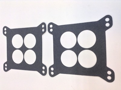 2 PACK HOLLEY 4150 4160 CARTER AFB EDELBROCK 4 BARREL FLANGE GASKET 1/ ...