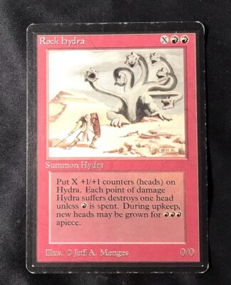 Rock Hydra Beta Limited Edition Rare Reserved List MTG Magic The ...