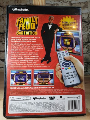 Family Feud 3rd Edition Interactive DVD Game (DVD) with scorecards! | eBay