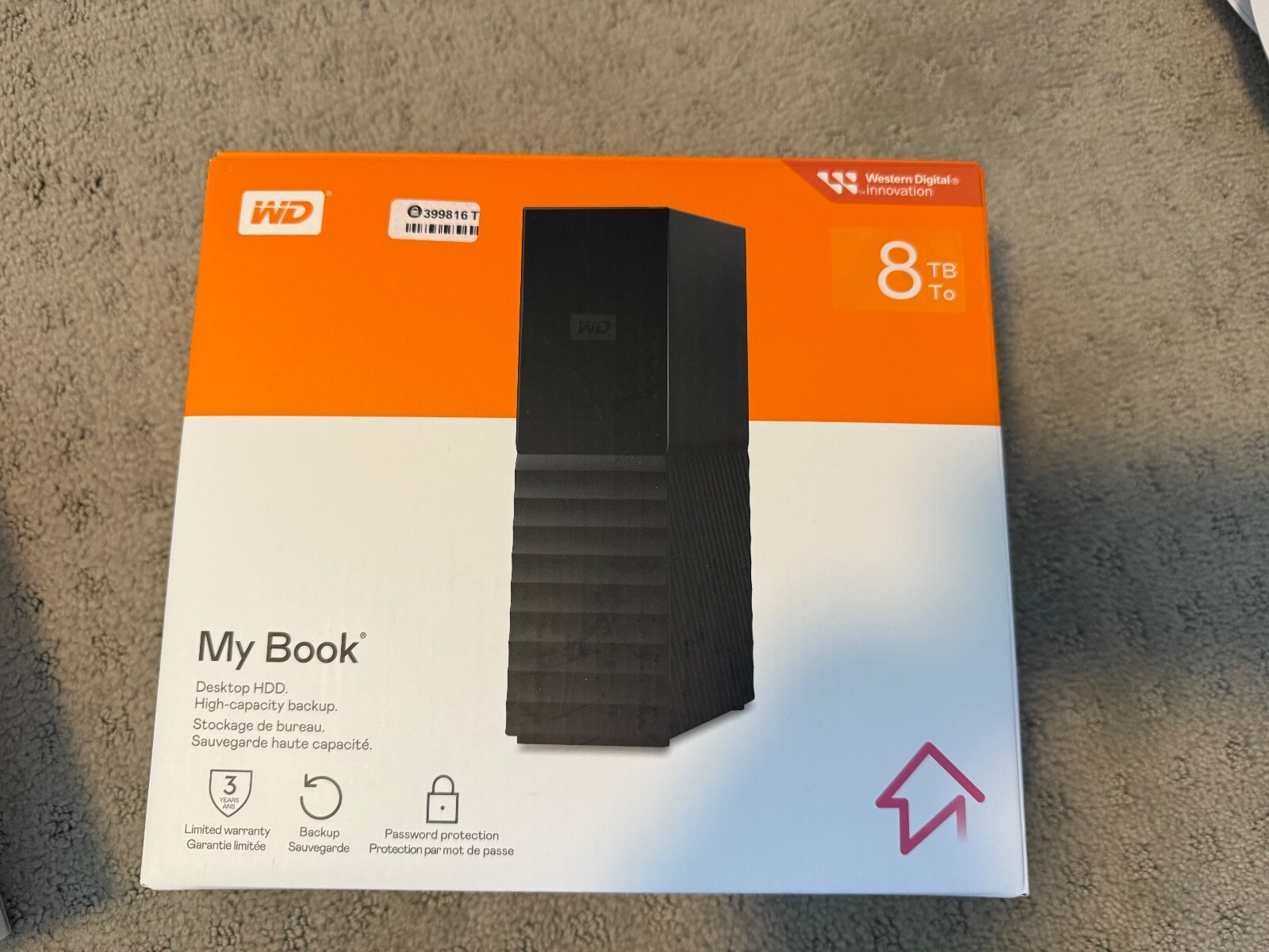 Western Digital 8TB WD My Book External Hard Drive HDD | eBay