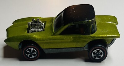 1968 Hot Wheels Redline Python Green w/ Brown Interior USA | eBay