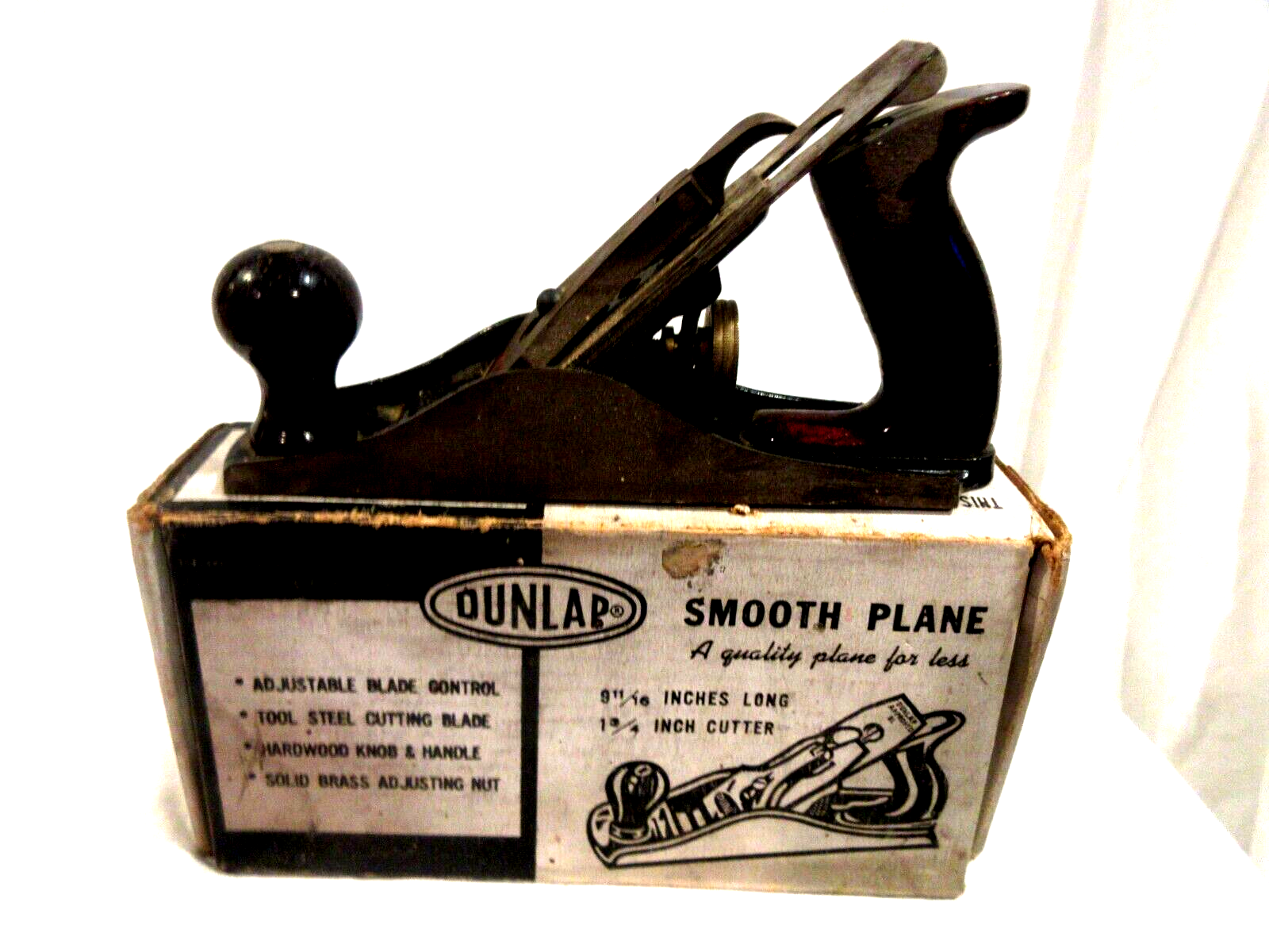 Vintage Dunlap Smooth Plane #3726 Original Box | eBay