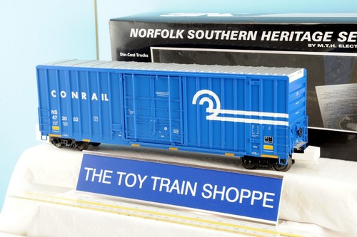 MTH 93578 NORFOLK SOUTHERN HERITAGE SERIES CONRAIL 50' HIGH-CUBE BOXCAR ...