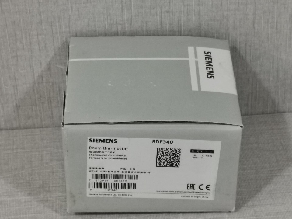 SIEMENS RDF340 ROOM TEMPERATURE CONTROLLER | eBay