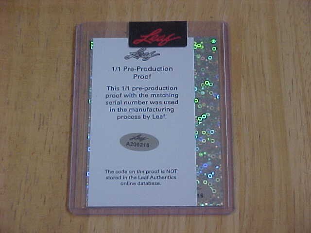 Ivan Melendez 2023 Leaf Trinity Iron Steel Rookie 1/1 AUTO 1/1 ...