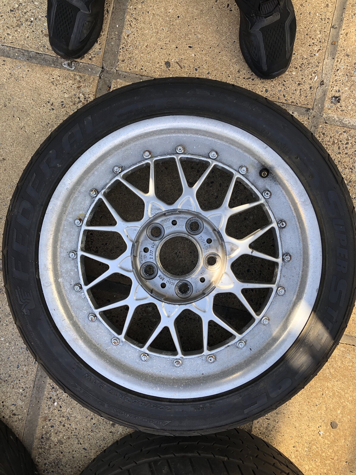 BBS RC 041 042 17” two-piece split rims BMW E36 VW 5x120 JOB LOT X 7 ...