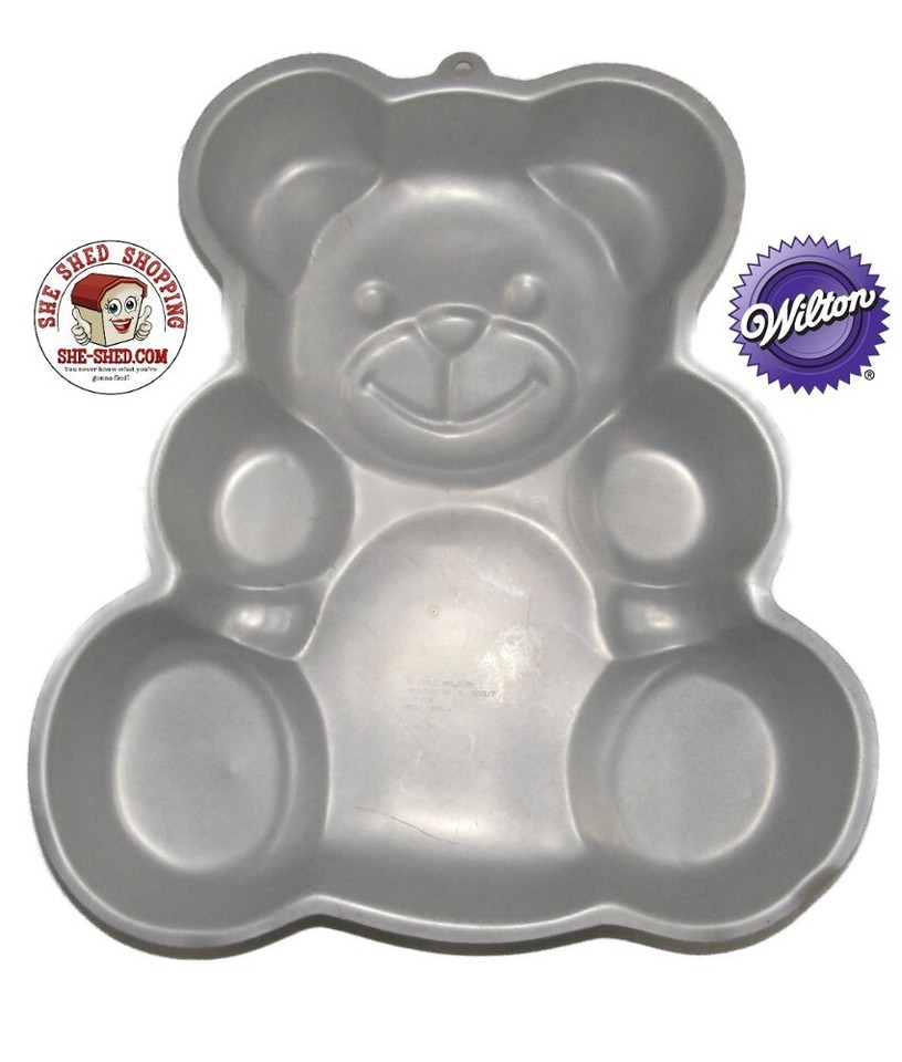Wilton 1982 Huggable Teddy Bear Cake Pan Vintage 502-3754 Vintage Party ...