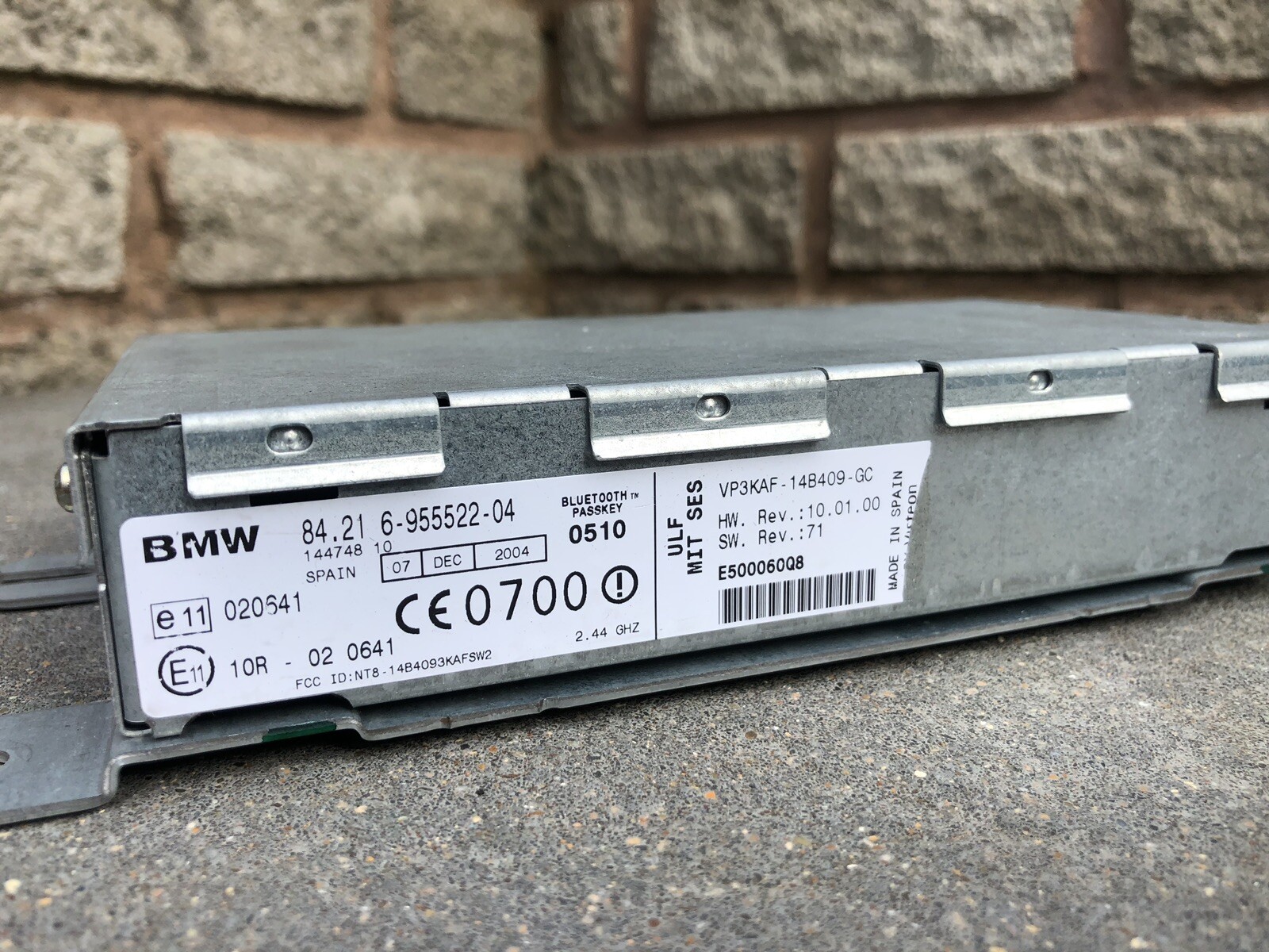 Genuine BMW Mini R50 R52 R53 Hands-Free Electronics Bluetooth Module ...