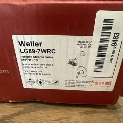 Pfister Weller Shower Only Trim Kit, Valve Not Included, 1-Handle, LG89 ...