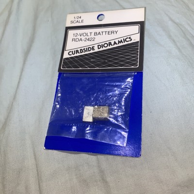 12-VOLT BATTERY RDA-2422 Curbside Dioramics 1/24 scale model PART cast ...