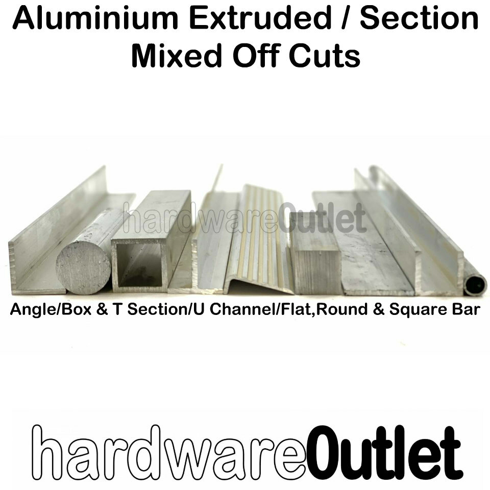 Metal BAR OFFCUTS Off Cut EXTRUSIONS SECTIONS Round Flat Square Angle ...