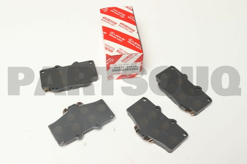 0446560030 Genuine Toyota PAD KIT, DISC BRAKE, FRONT 04465-60030 | eBay