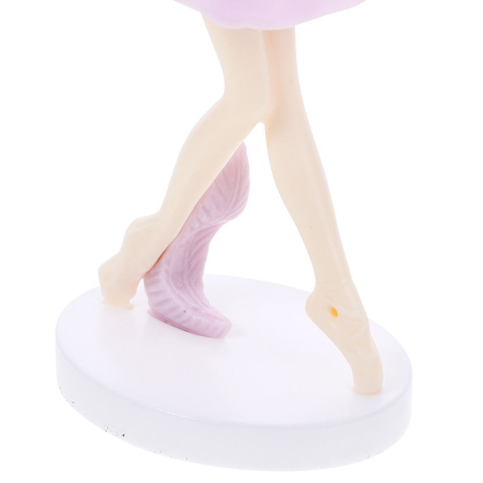 6 Pcs Ballet Girl Plastic Cake Decoration Adornments Lovely Assorted ...