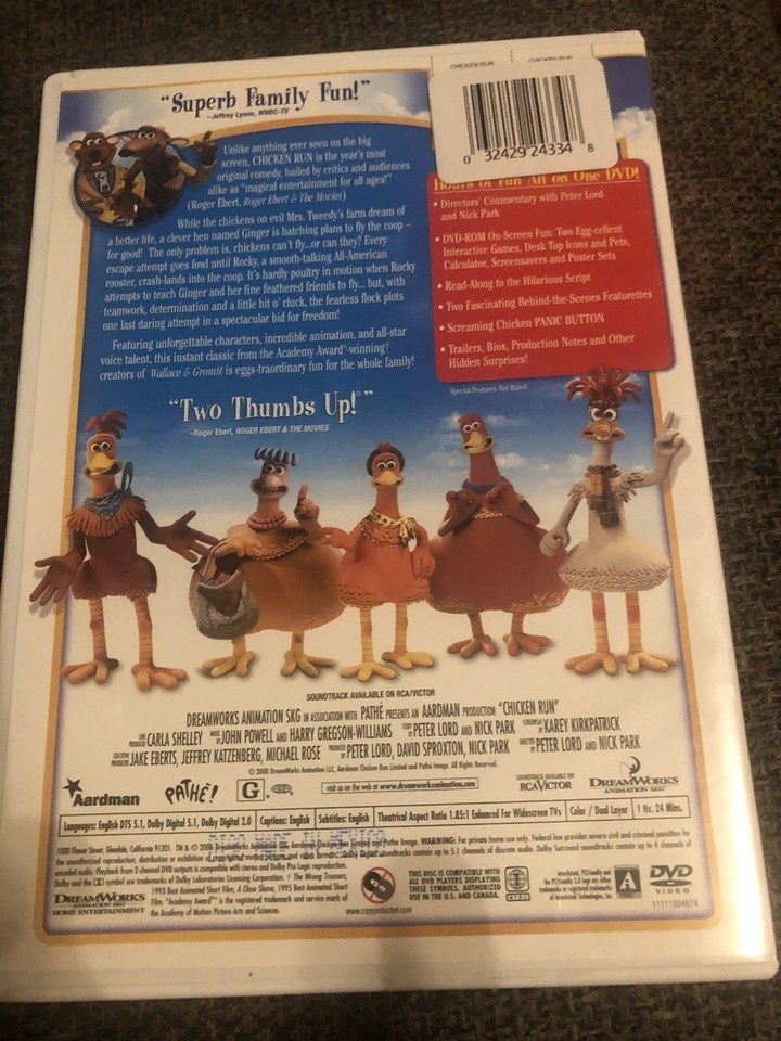 DVD-Chicken Run-MULTIPLE DVDs SHIP FREE!, SEE STORE!!! | eBay