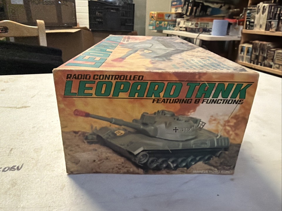 VINTAGE UNBRANDED REMOTE CONTROL LEOPARD TANK | eBay UK