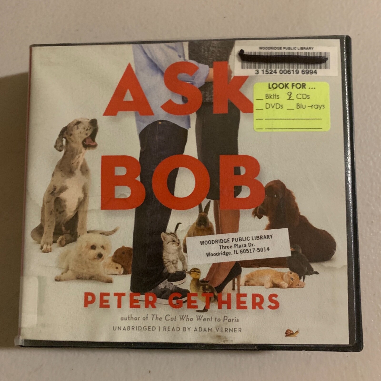Shelf1D Audiobook~ Ask Bob Peter Gethers Unabridged | eBay