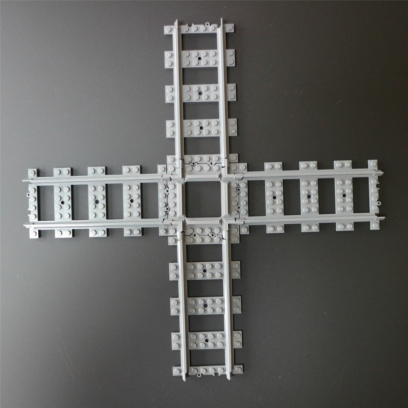 2x Mini Compatible Cross Track, Straight Cross Tracks Crossover,Train ...