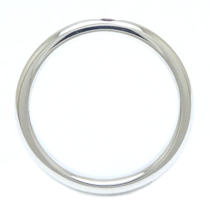 TIFFANY&Co. Stacking band Silver925 ring Ruby Size 5.25 Elsa Peretti ...