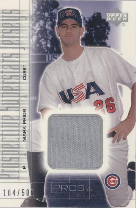 2001 Upper Deck Pros & Prospects - Prospective Superstars Jerseys Mark ...