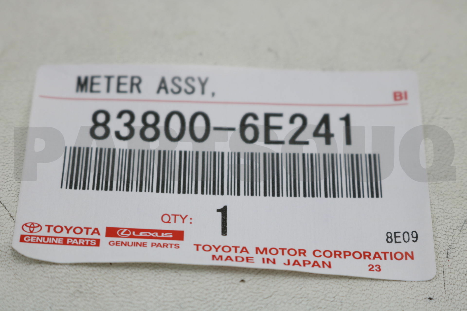 838006E241 Genuine Toyota METER ASSY, COMBINATION 83800-6E241 | eBay