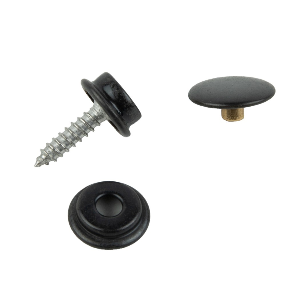 Convenient 15mm Snap Fastener Button Screw Studs Kit for Helmets and ...