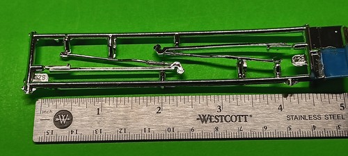 1 Pair Chrome Wheelie Bars Pro Mod Street Drag Car 1/25 AMT 1966 Chevy ...