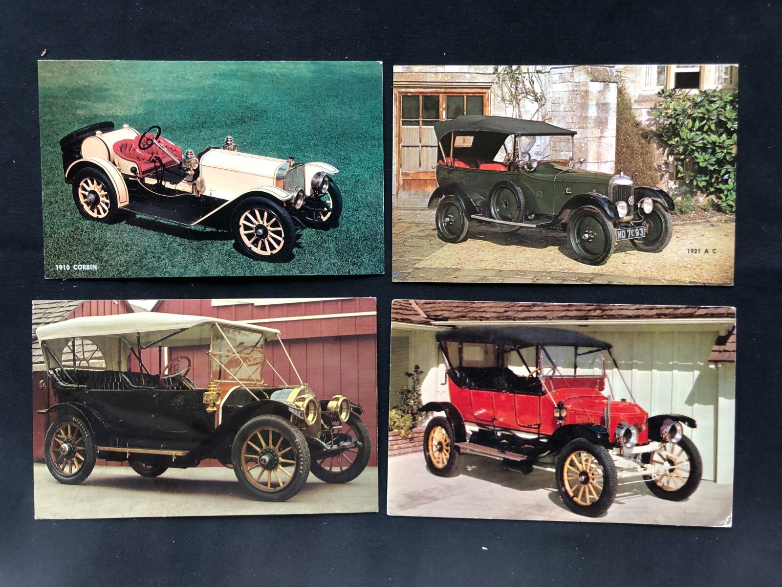 Lot of 13 Antique Car Postcards-1895 to 1927 Various Makes and Models ...