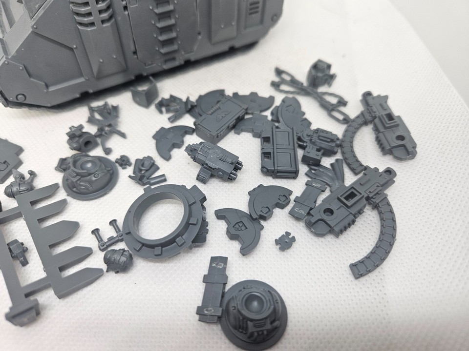 Warhammer 40k Space Marines Razorback Rhino All Options Built Unprimed ...