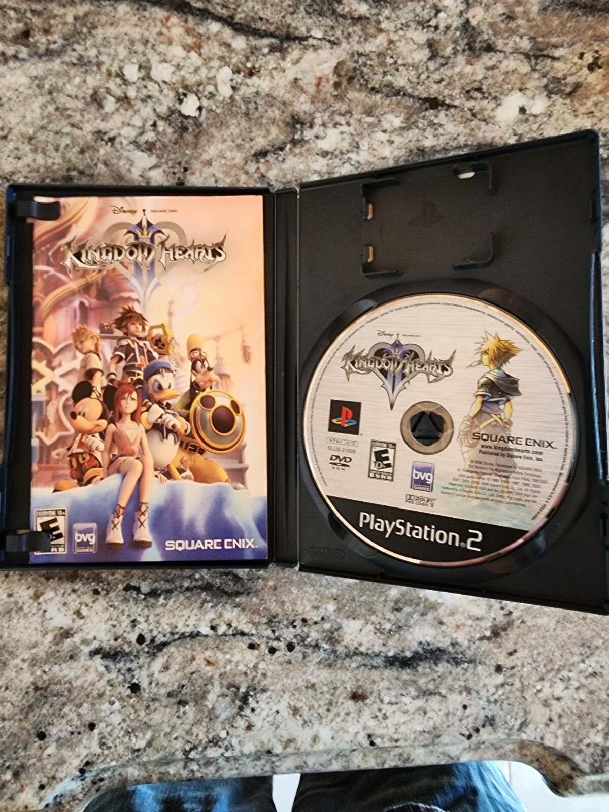 PS2 Kingdom Hearts (Sony PlayStation 2, 2002) Black Label CIB ...