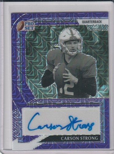 CARSON STRONG 2022 Pro Set Leaf 3/15 AUTO EAGLES | eBay