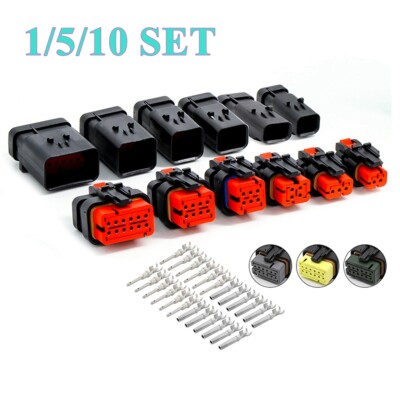 2-12 Pin TE Connectivity/Ampseal 16-Series Automotive Sensor Connector ...