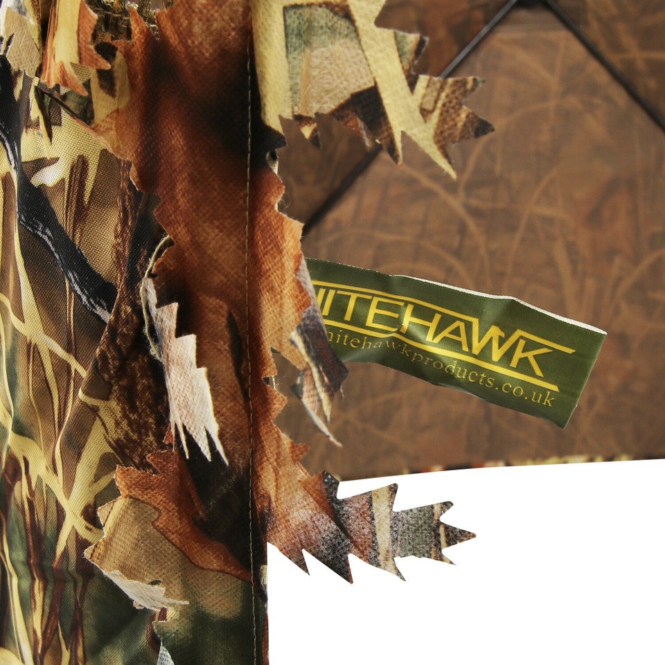 Nitehawk Pop Out Camo Hunting/Shooting Blind Screen Hide Net with Clear ...