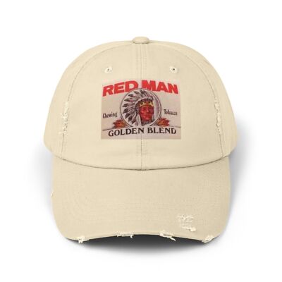 Red Man Unisex Distressed Cap Redman Golden Blend Tobacco Hat | eBay