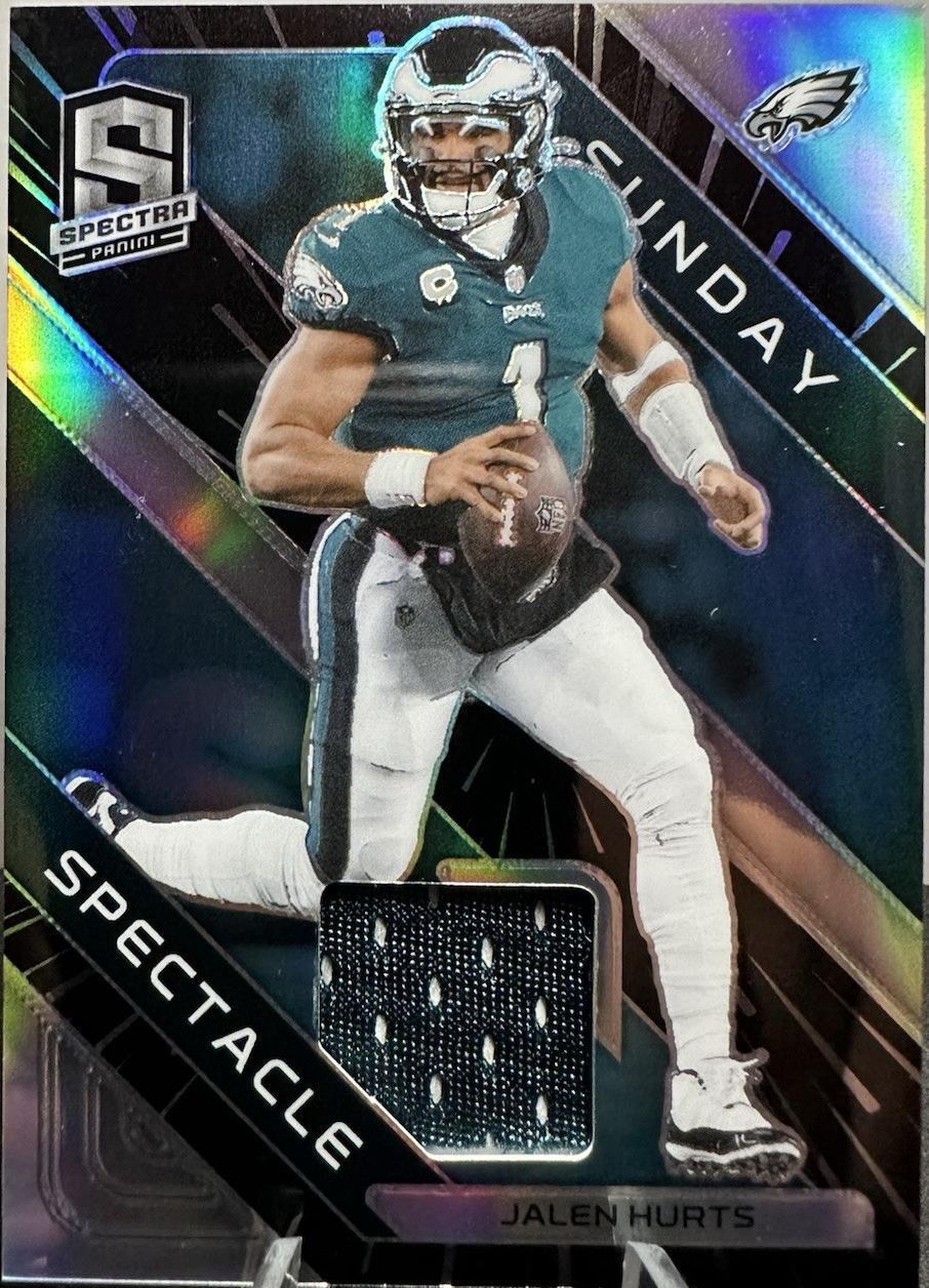 2023 Panini Spectra - Sunday Spectacle Jalen Hurts #SS-JHU Hyper Prizm ...