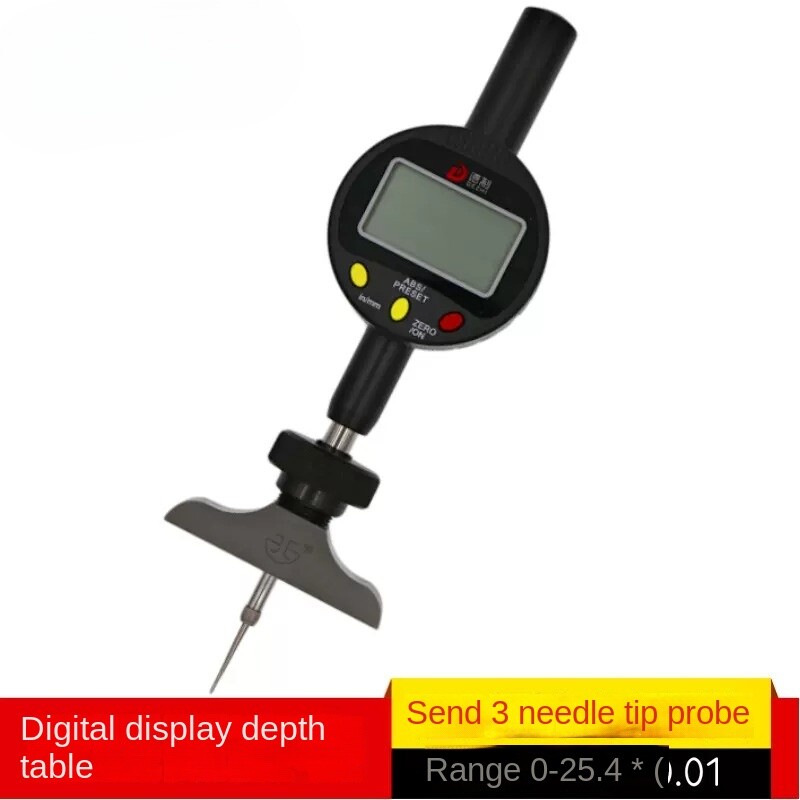 Percentimeter Base Electronic Depth Gauge Digital Depth Gauge Base Needle Type | eBay