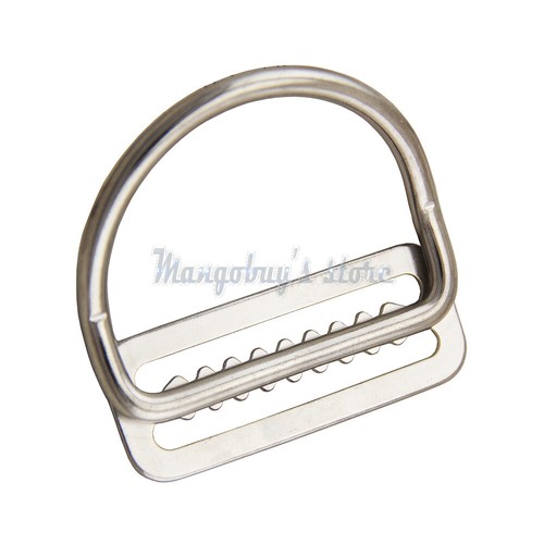 10 Pieces Webbing Keeper Clip 2'' D-Ring & Belt Clip For Diving SCUBA ...