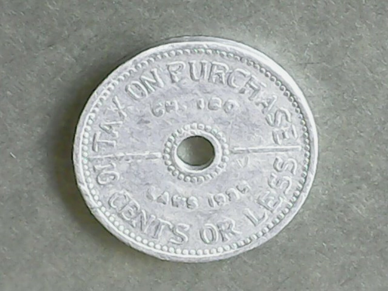 1935 Tax Token State of Washington | eBay