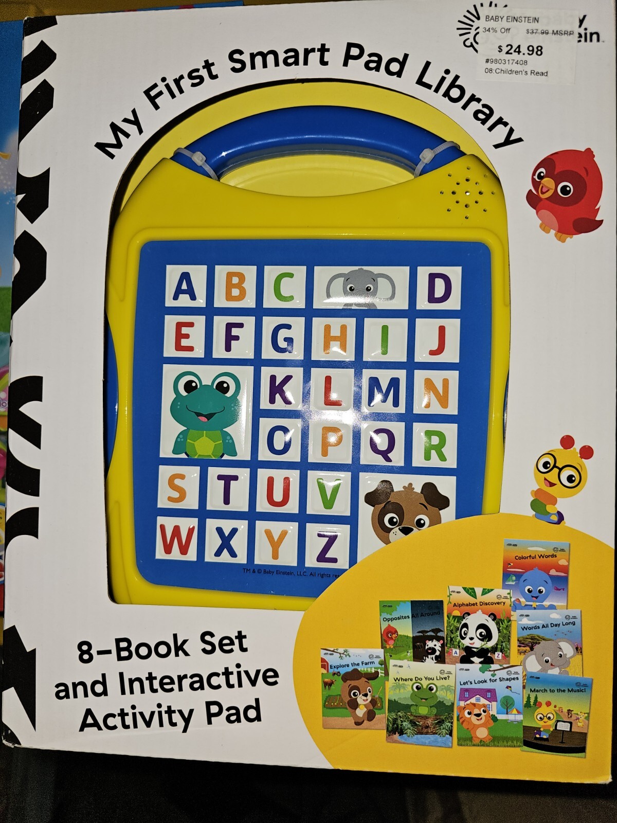Baby Einstein My First Smart Pad Library : Electronic Activity Pad ...